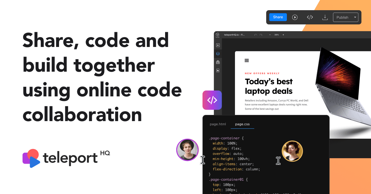 Online Code Collaboration Platform With A Real Time Code Editor 