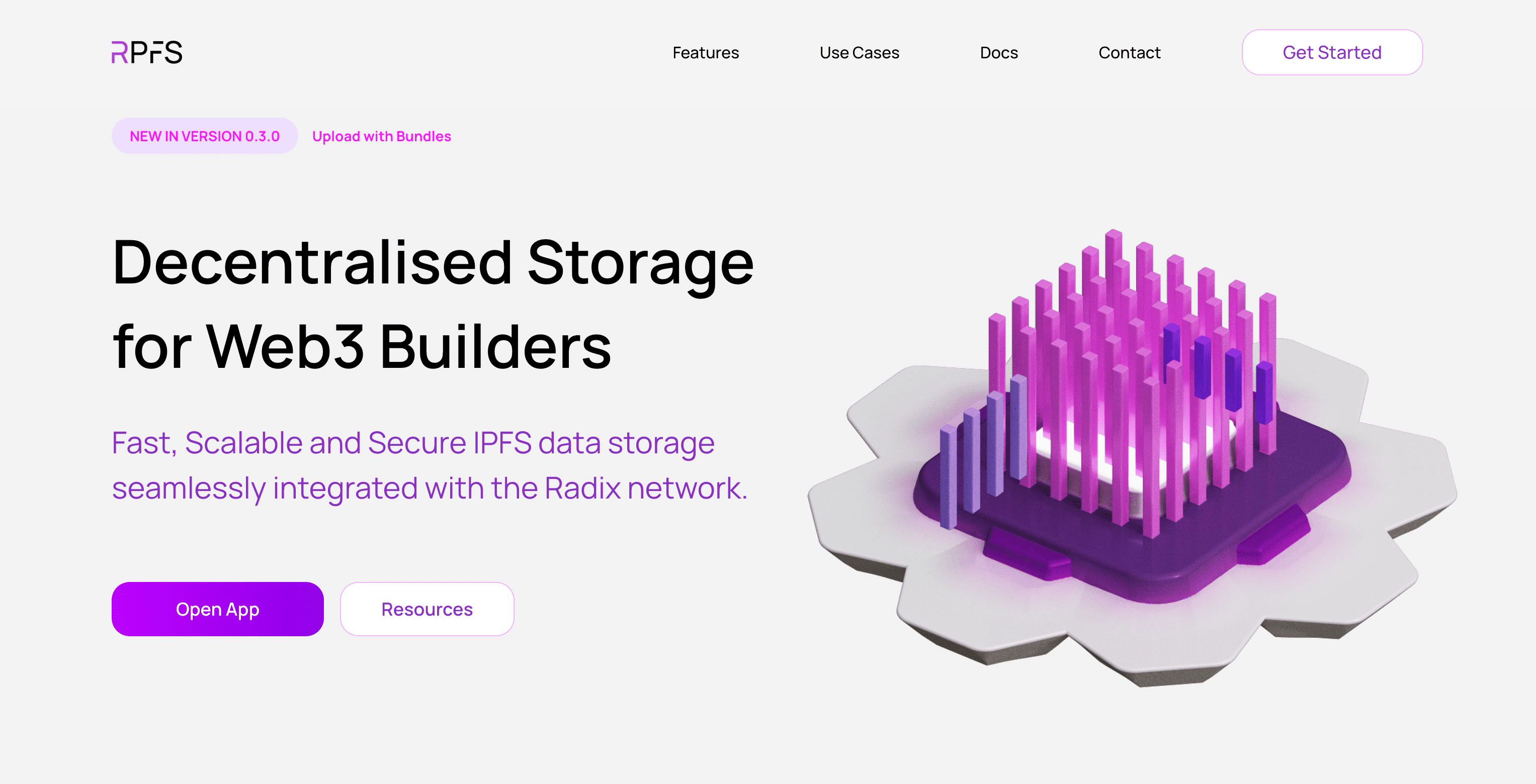 RPFS - IPFS Decentralised Storage for Web3 Builders